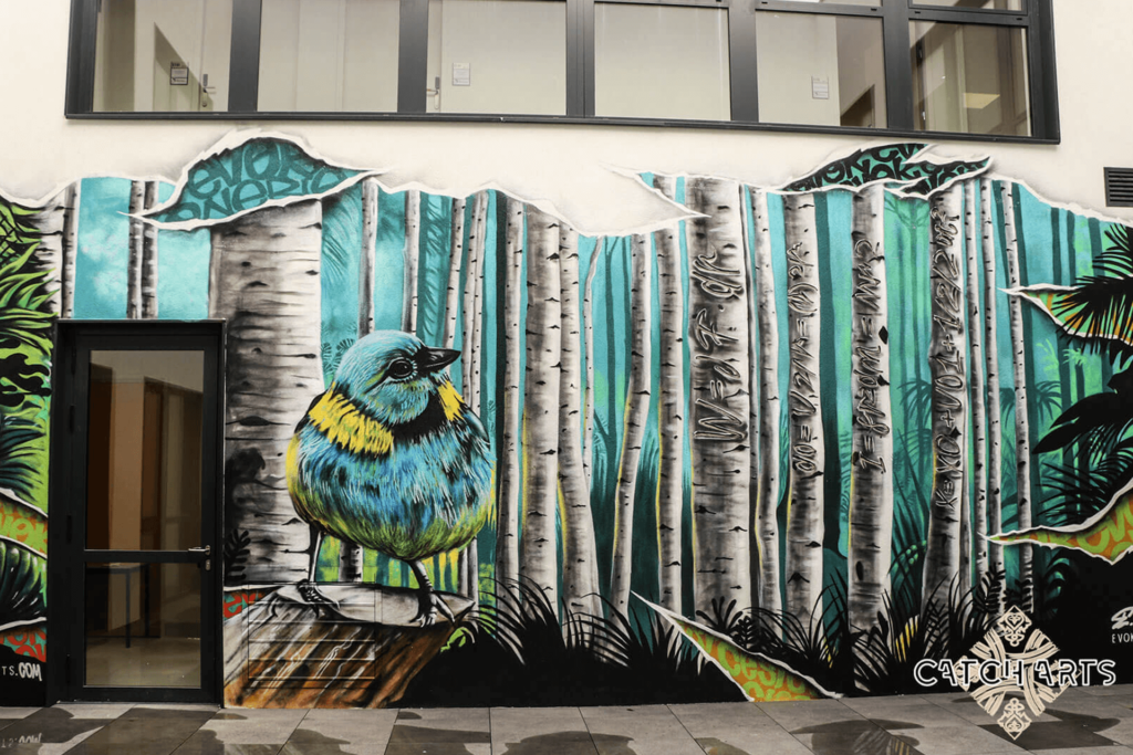 Fresques murales réalisés par des artistes de talents